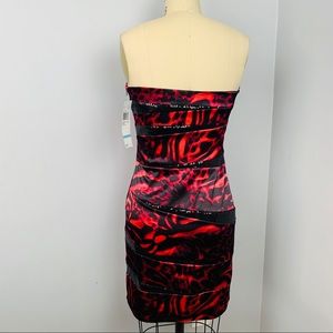 Jump | Dresses | Jump Apparel Strapless Satin Sequin Mini Dress | Poshmark
